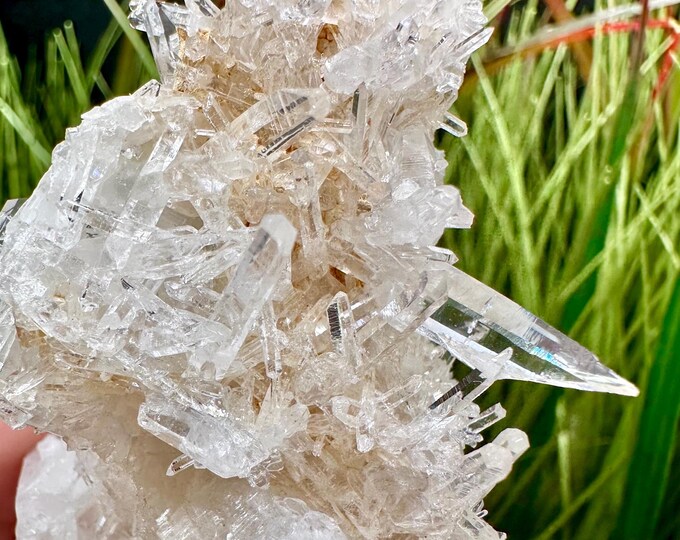 Colombian Quartz Cluster Lemurian Quartz Crystal Cluster Needle Quartz ...