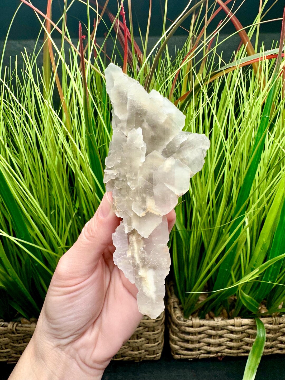 Layered Selenite Crystal Mexico White Gypsum Crystal Clear Gypsum White ...