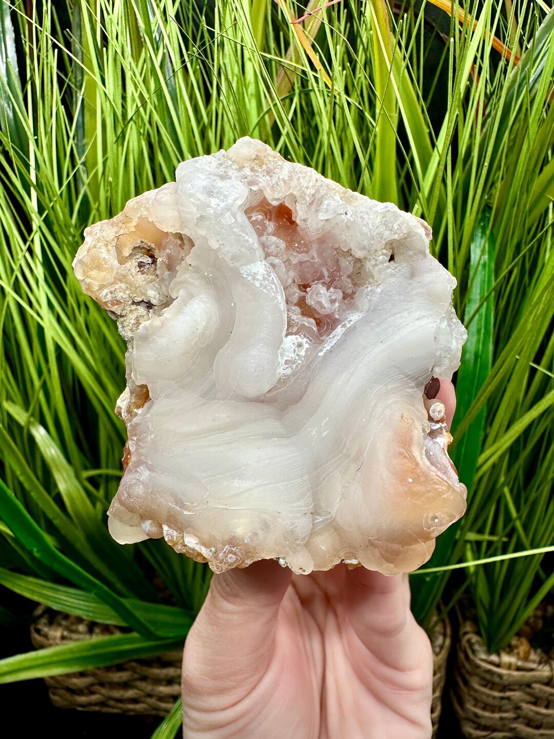 Large Fire Agate Arizona Large Chalcedony Fluorescent Agate Fluorescent ...