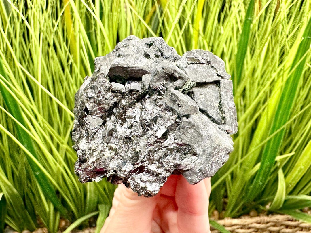 Galena and Sphalerite Specimen From Bulgaria Skeletal Galena Cubic ...