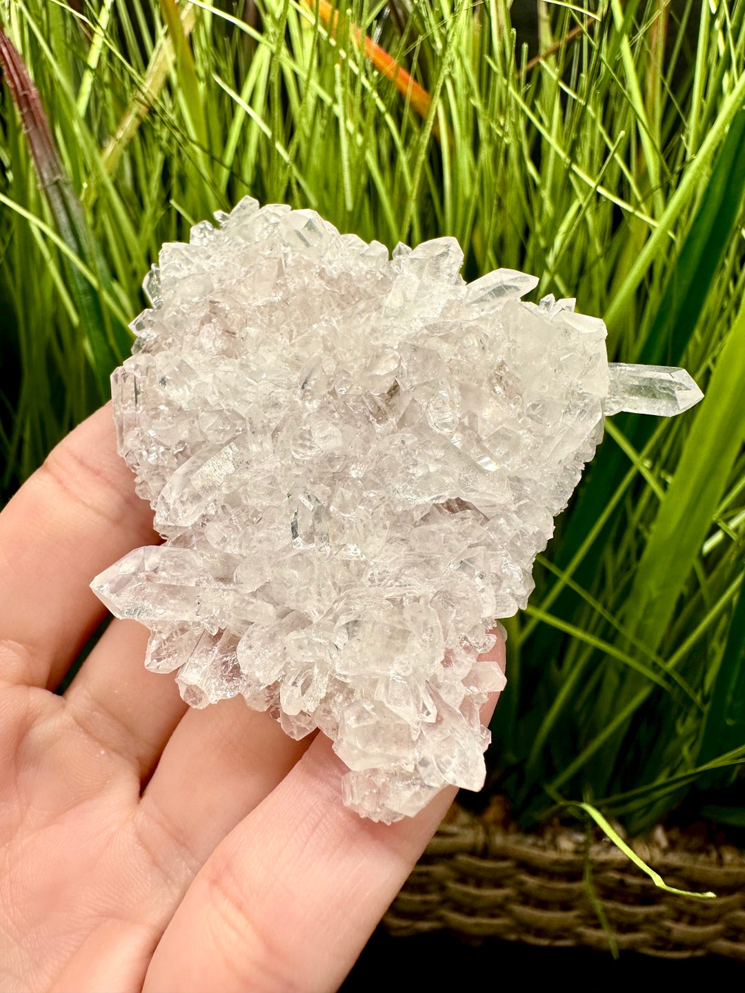Quartz Crystal Plate Arkansas Quartz Druzy Quartz Cluster Small Quartz ...