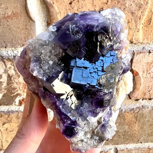Spanish Fluorite With Quartz and Barite From Berbes Spain Cubic ...