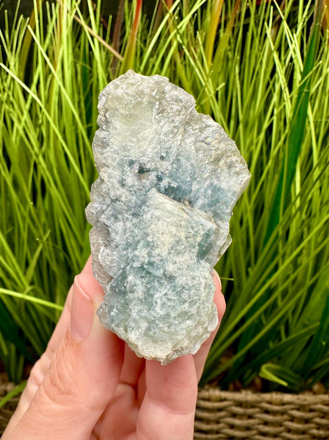 Blue Barite Crystal Colorado USA Blue Barite Blades Yellow Barite ...