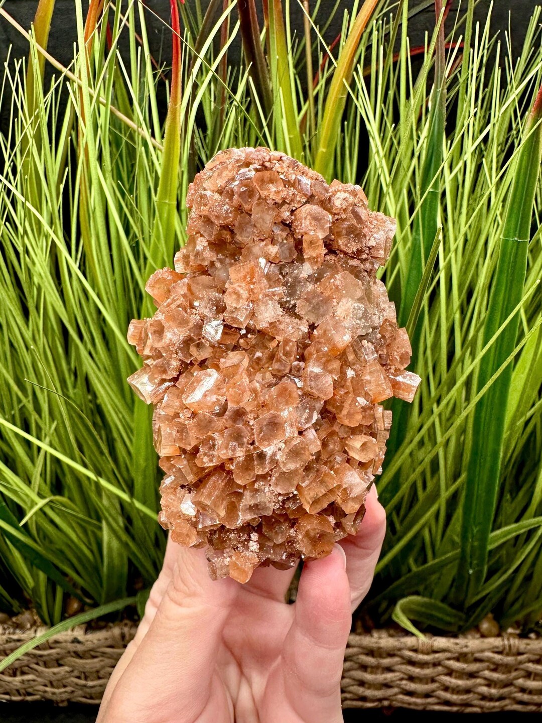 Aragonite Sputnik Crystal From Morocco Sparkly Aragonite Star Cluster ...
