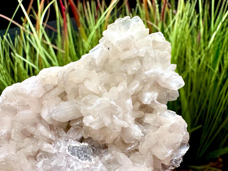 Racimo de roseta de cristal de heulandita de la India - Etsy España