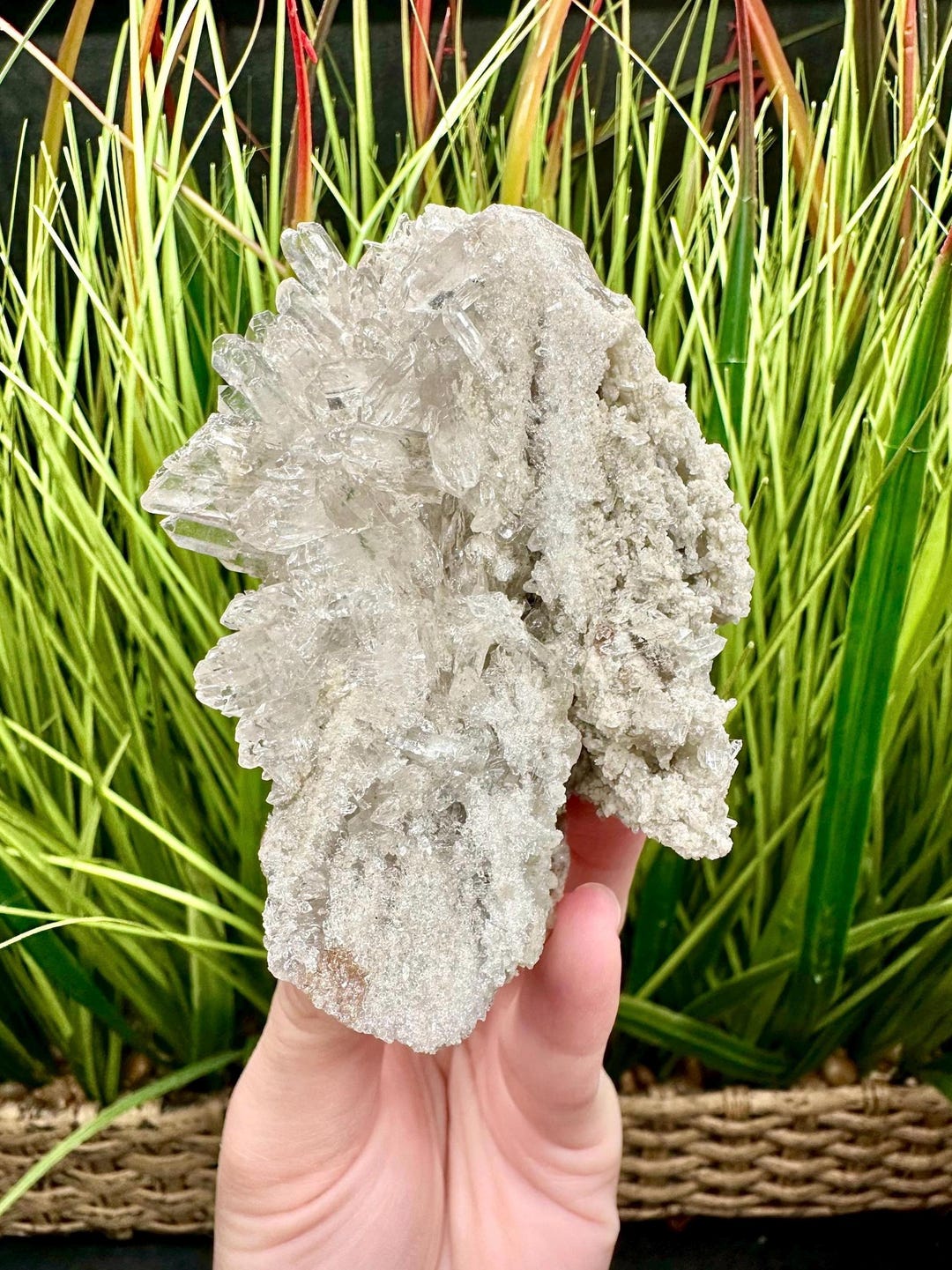Lustrous Diamantina Quartz Crystal Cluster, Needle Quartz From Brazil ...