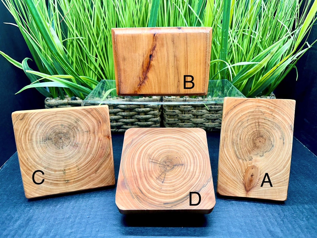 Handmade Wood Risers Solid Wood Risers Natural Wood Risers Wood Trays ...