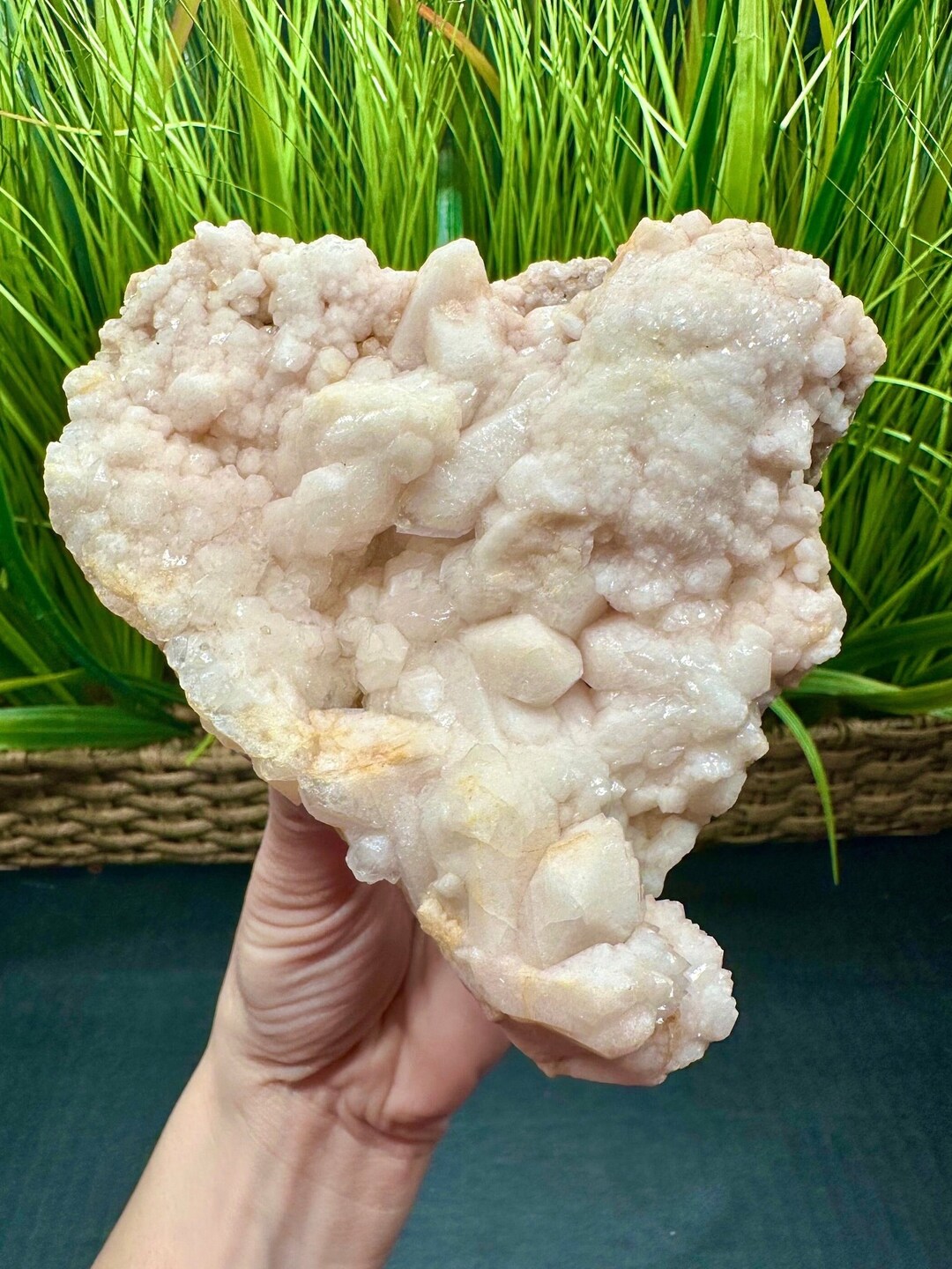 Pink Quartz Crystal Cluster XL Self-standing Pink Quartz Crystals ...