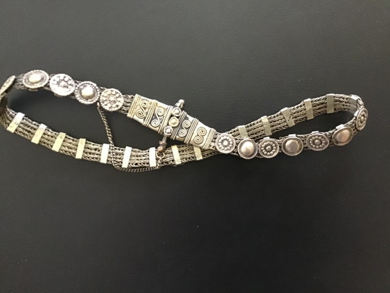 Antique Indian Silver Coin Belt - Etsy