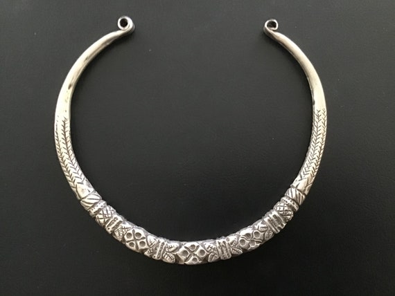 Indian Rajasthan Silver Torque - Etsy