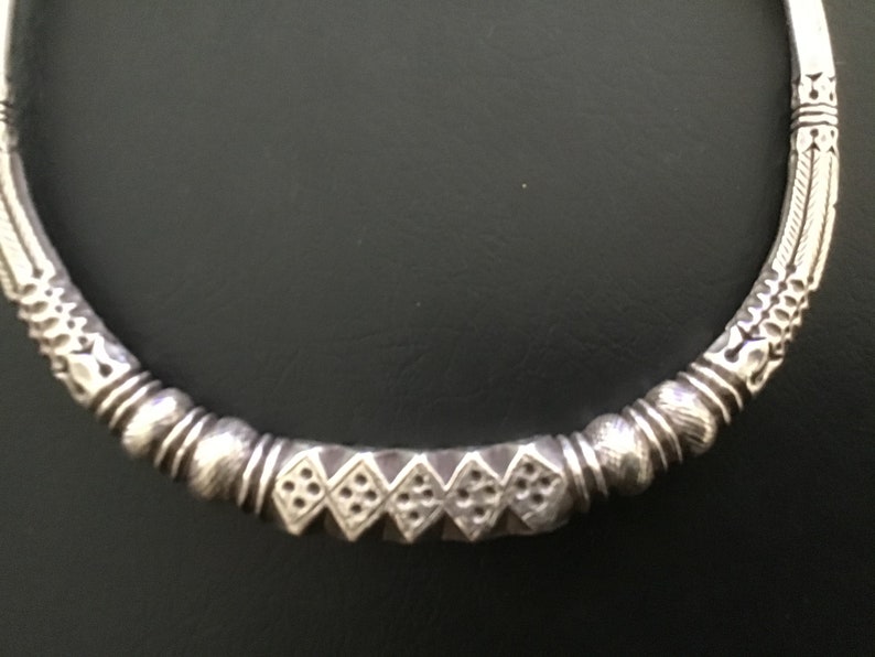 Silver Hansuli Torque Indian - Etsy