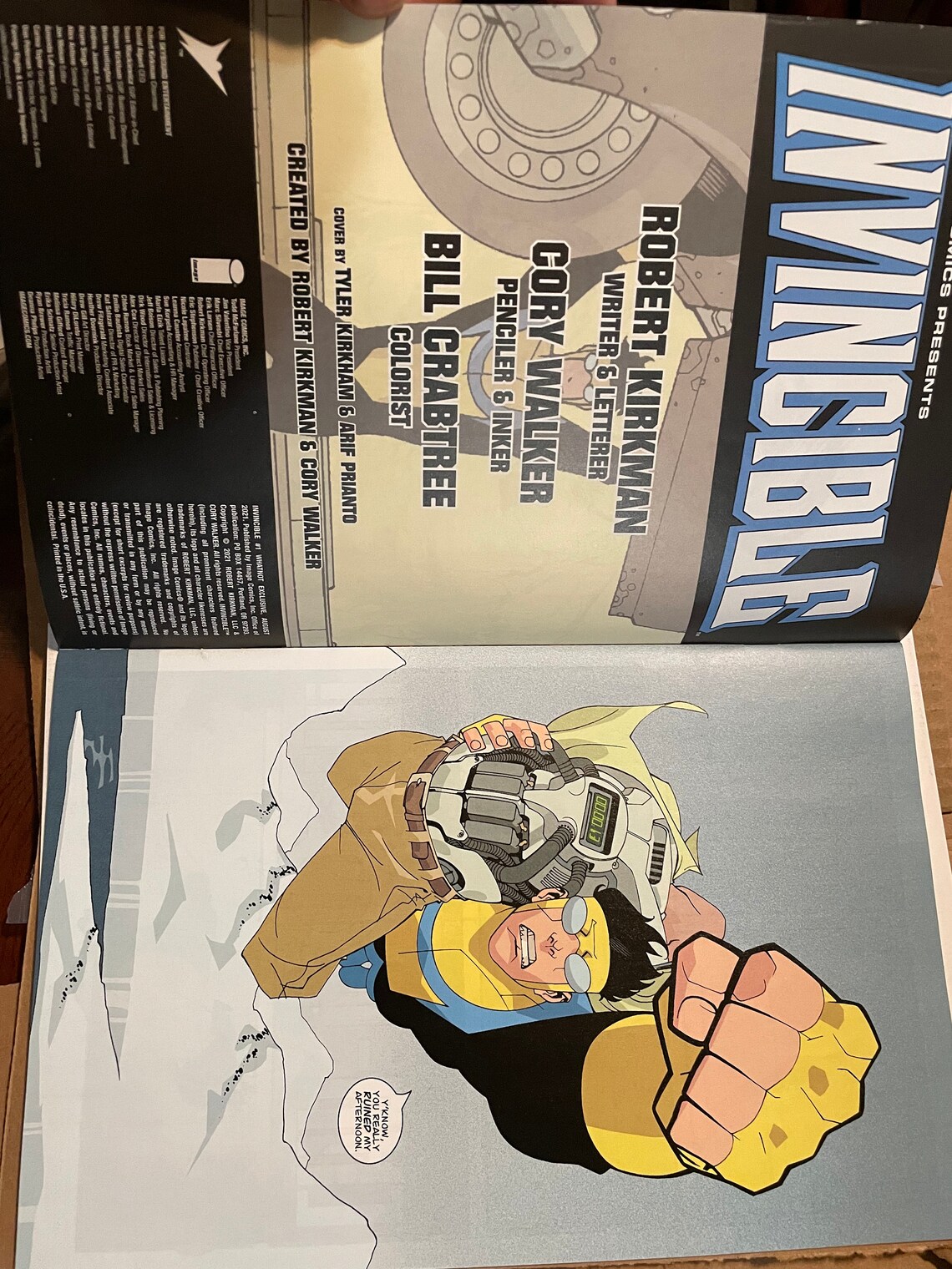 Invincible 1 Tyler Kirkham Black and White Virgin | Etsy