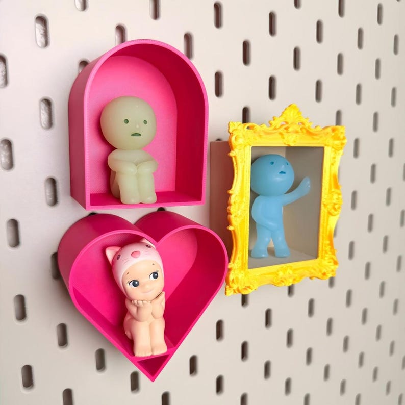Skadis Pegboard Displays| Collector Display | Smiski | Sonny Angel ...