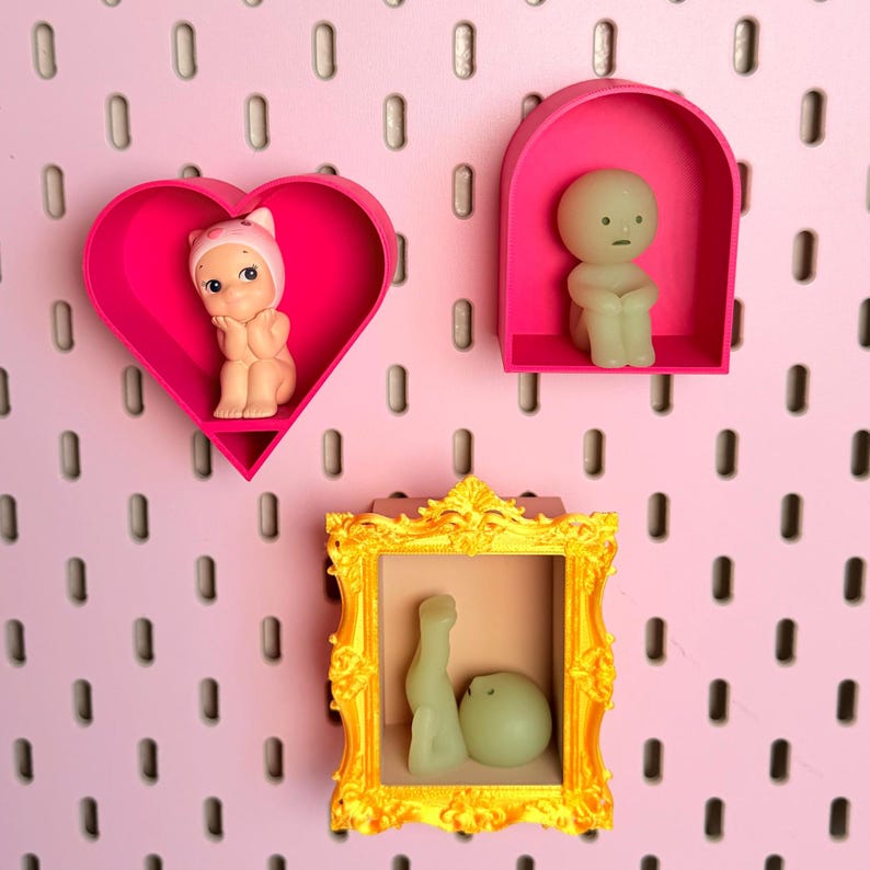 Skadis Pegboard Displays| Collector Display | Smiski | Sonny Angel ...