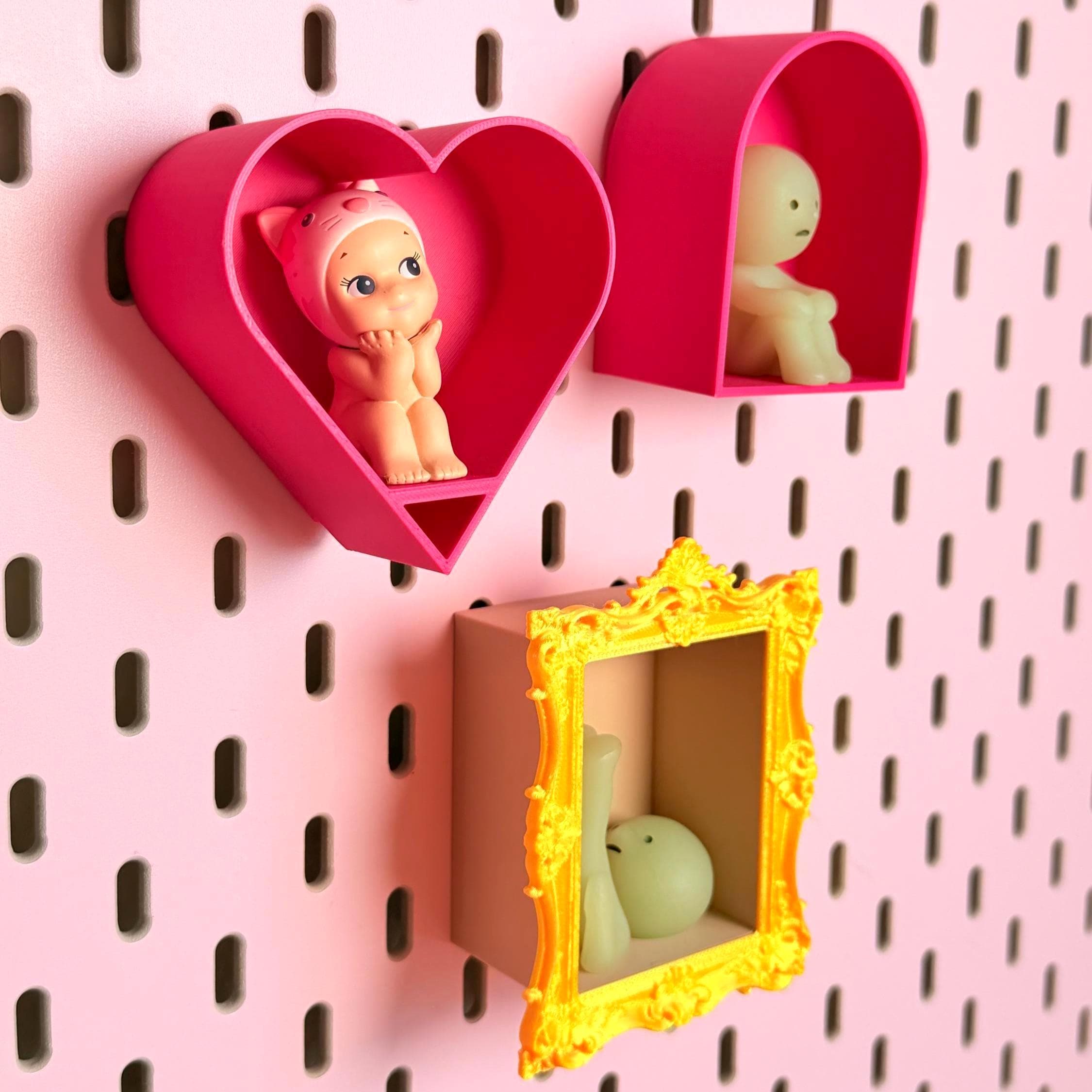 Skadis Pegboard Displays| Collector Display | Smiski | Sonny Angel ...
