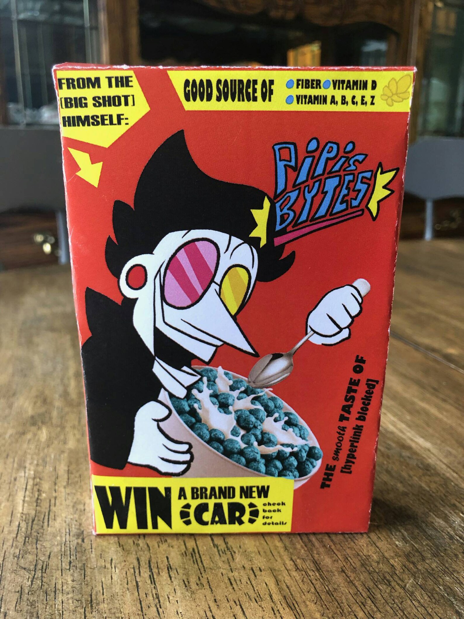 DELTARUNE Mini Spamton Cereal Box - Etsy Singapore