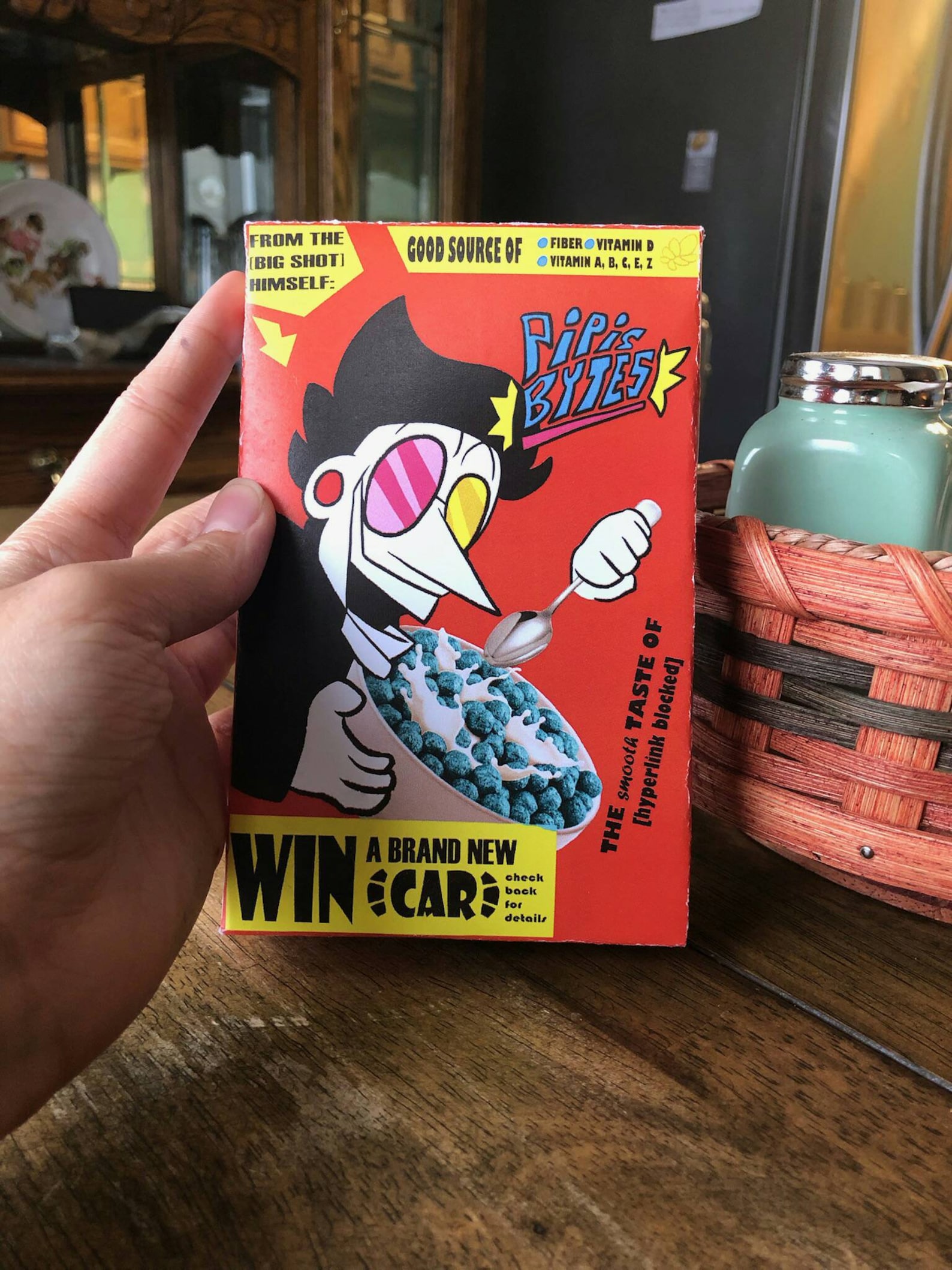 DELTARUNE Mini Spamton Cereal Box - Etsy Singapore