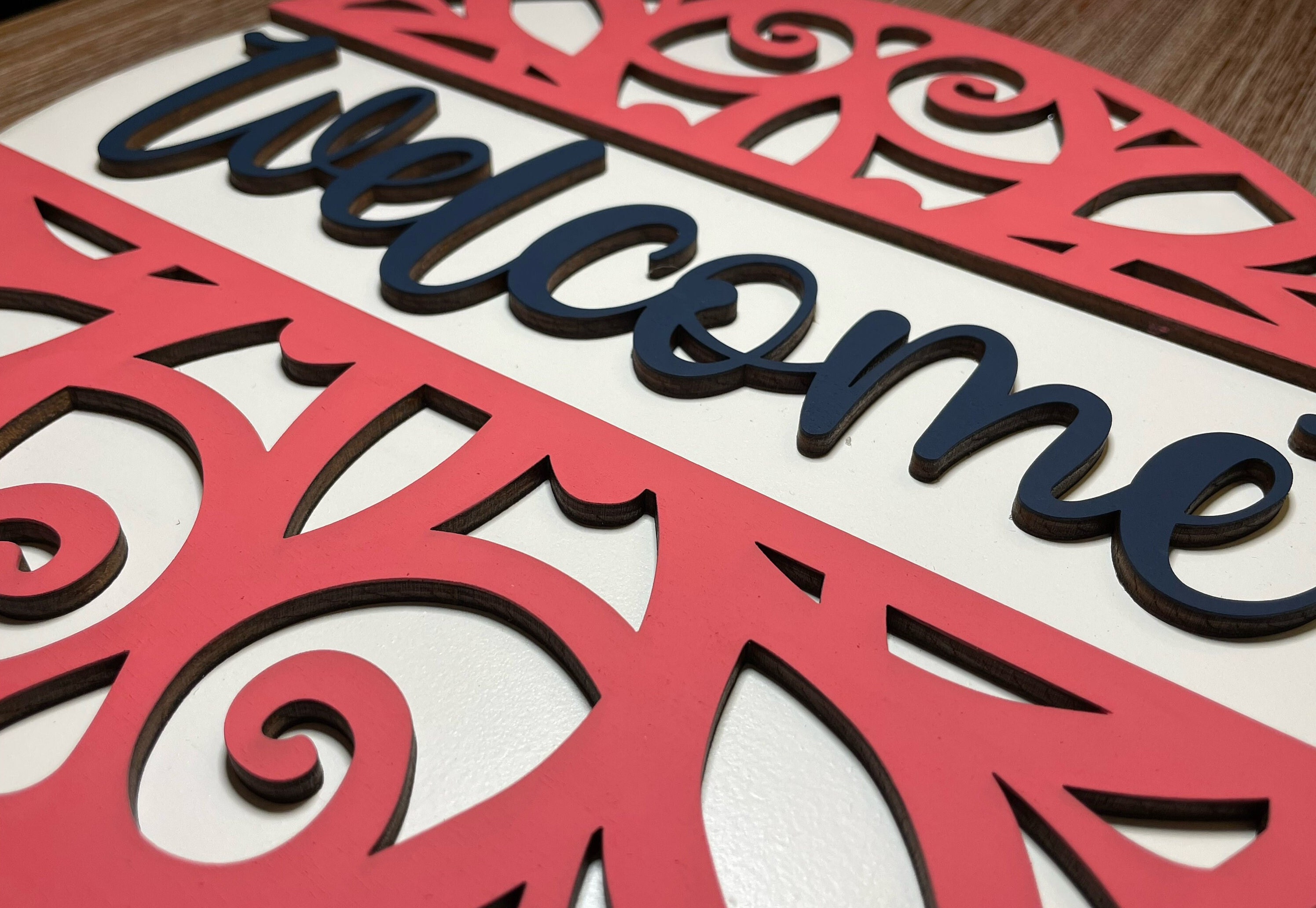Welcome Sign Front Door Sign Front Door Decor Front Door Hangar ...
