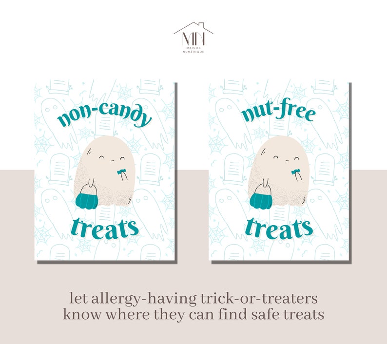 Teal Pumpkin Allergy Friendly Signs Allergy Friendly Signs - Etsy
