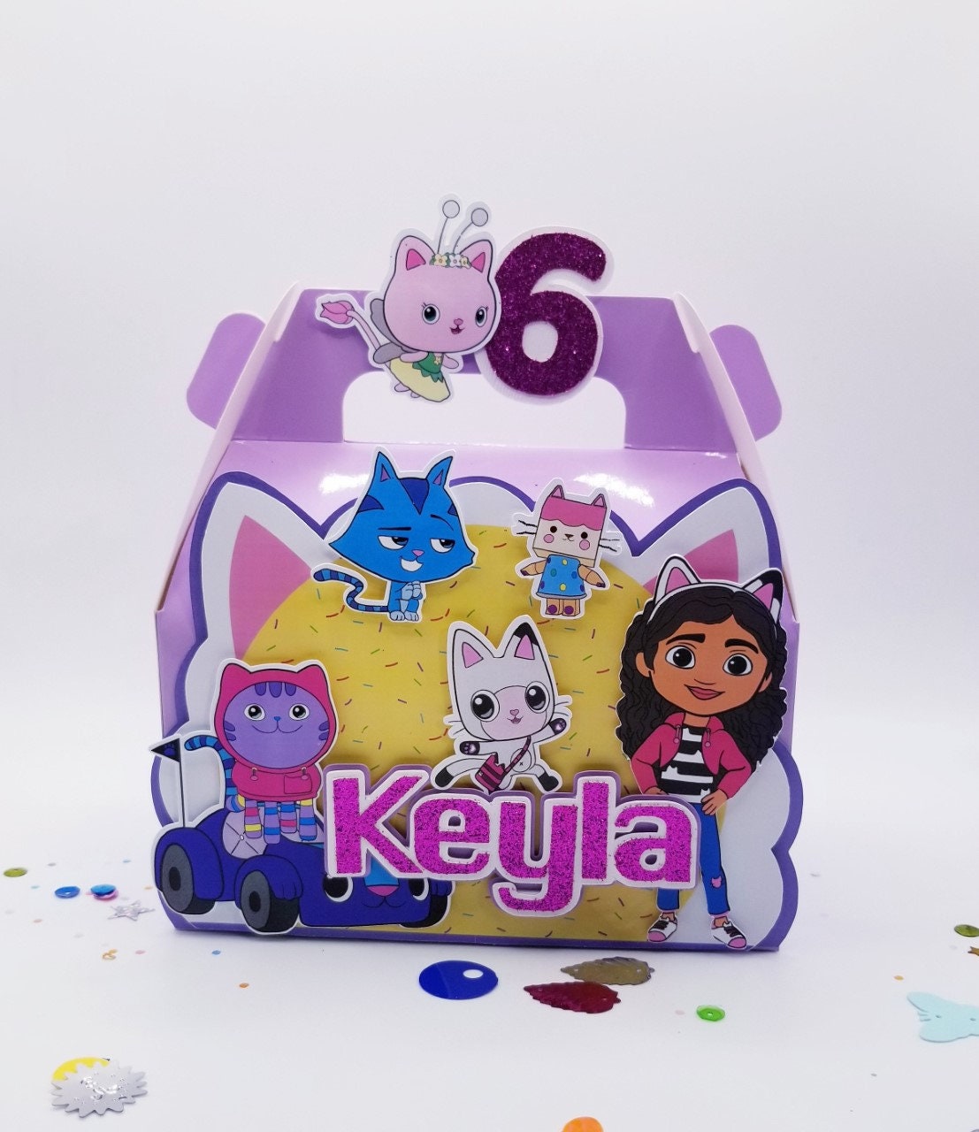 Gabby Dollhouse Party Favor Box, Gabby Dollhouse Birthday Party Decor ...