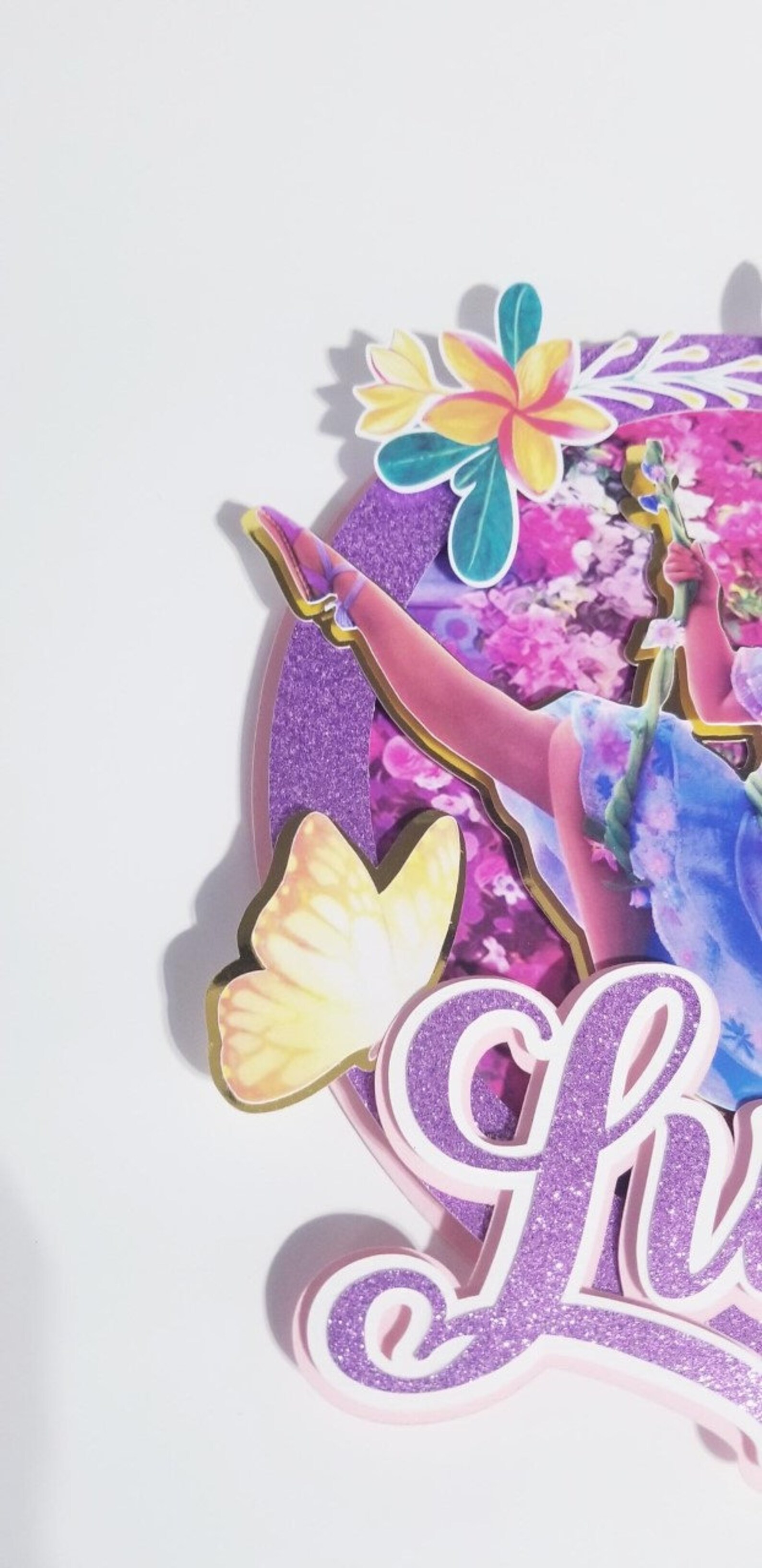 Cake Topper Encanto, Encanto Isabela Cake Topper, Encanto Party ...