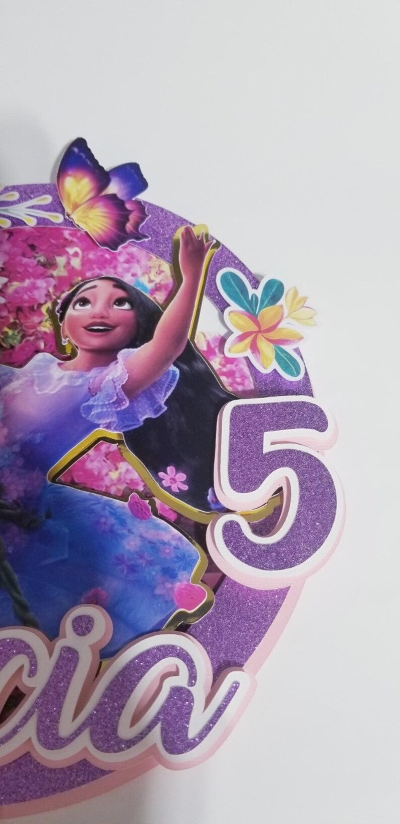 Cake Topper Encanto, Encanto Isabela Cake Topper, Encanto Party ...