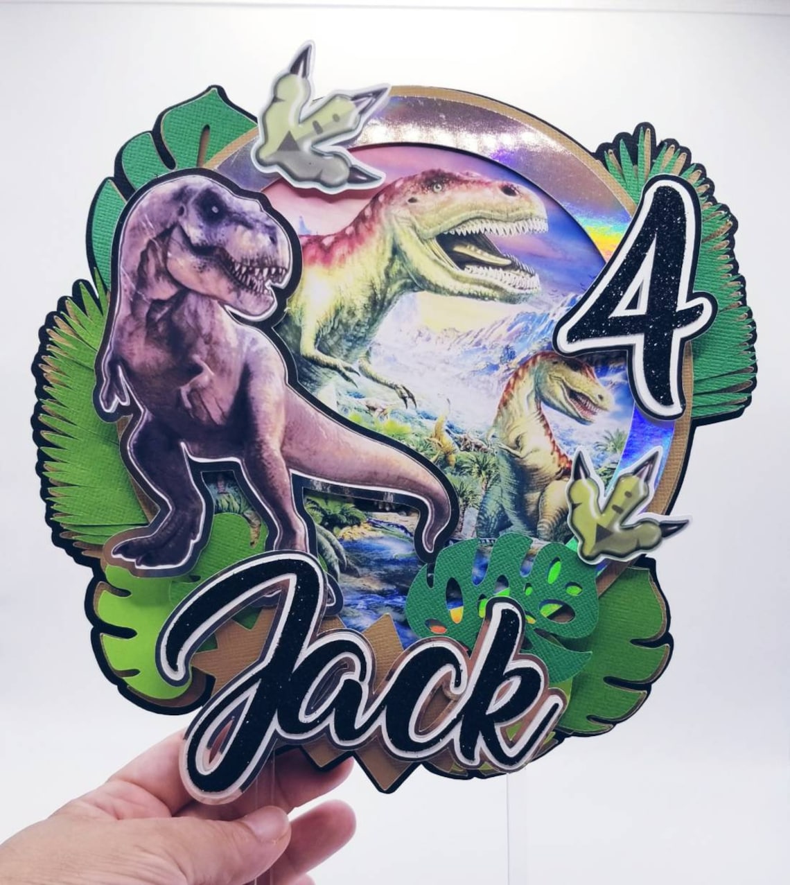 Jurassic World Jurassic Park Cake Topper, Dinosaur Cake Topper ...