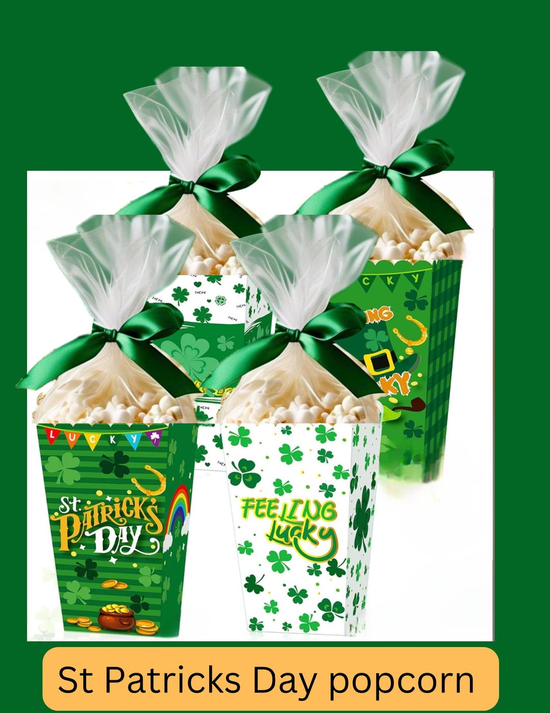 St Patricks Day Flavored Custom Popcorn for Any Event Birthday Party ...