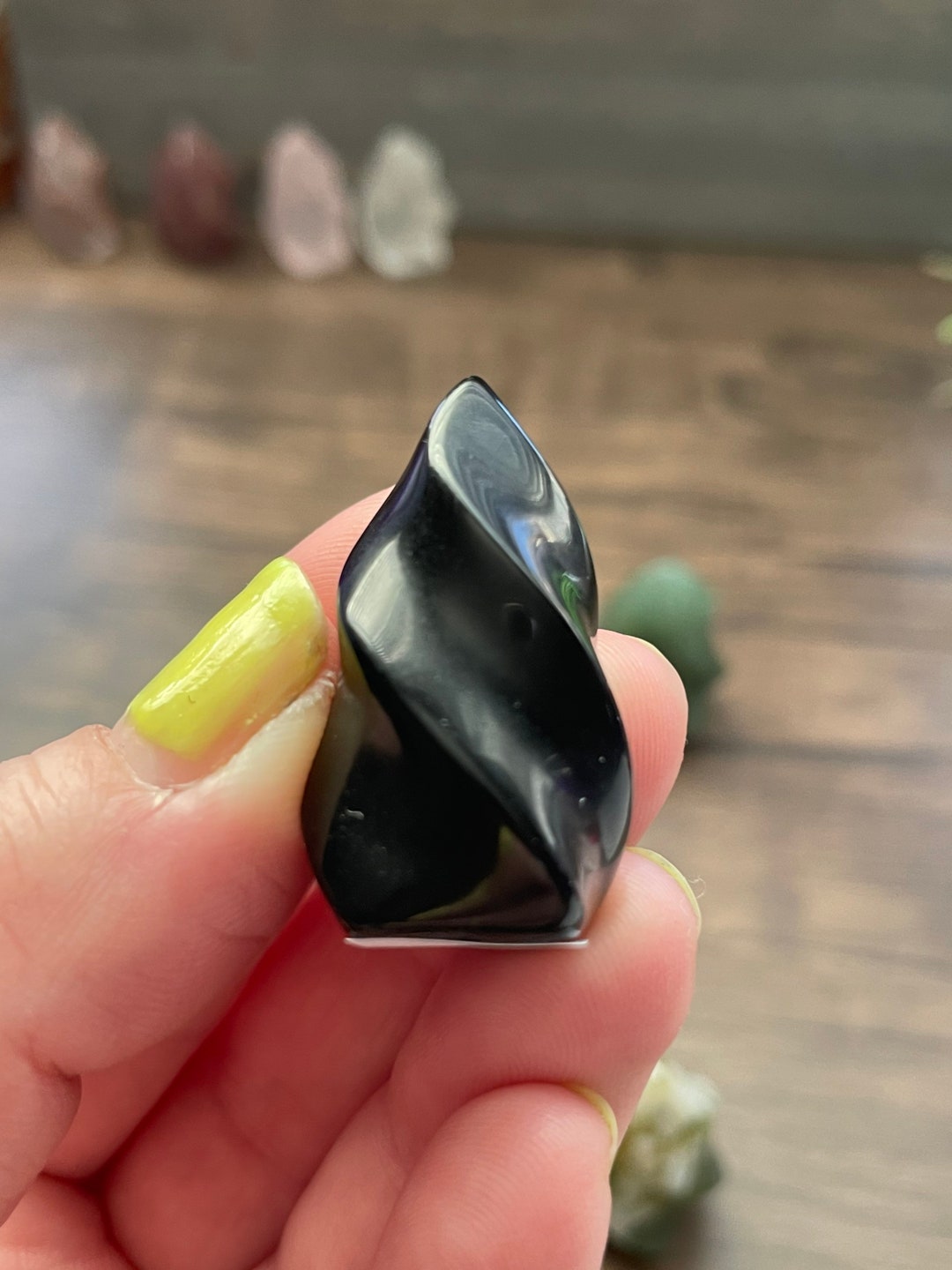 Mini Flames Mini Crystal Flame Carving Variety Gem Stone - Etsy