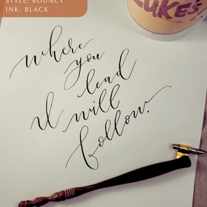 Custom Calligraphy | Calligraphy Gifts Calligraphy Art Custom Bible ...