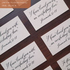 Custom Calligraphy | Calligraphy Gifts Calligraphy Art Custom Bible ...