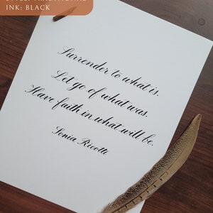 Custom Calligraphy | Calligraphy Gifts Calligraphy Art Custom Bible ...