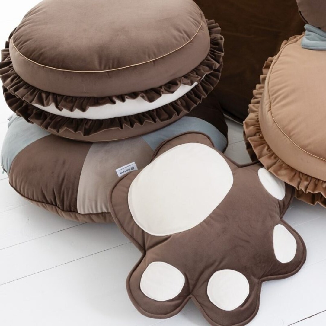 Teddy Paw Pillow, Paw Cushion, Paw Patrol Cushion, Brown Paw Pillow for ...