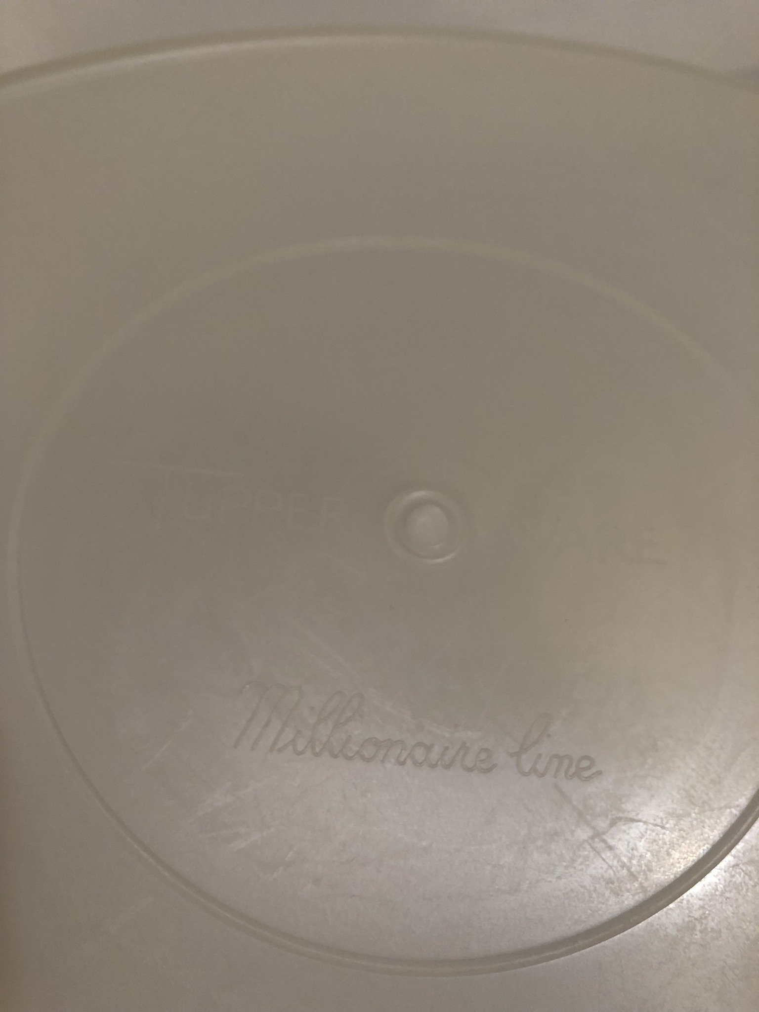 Vintage 1954 Tupperware 405 Party Susan Tray W/224 Millionaire Line ...