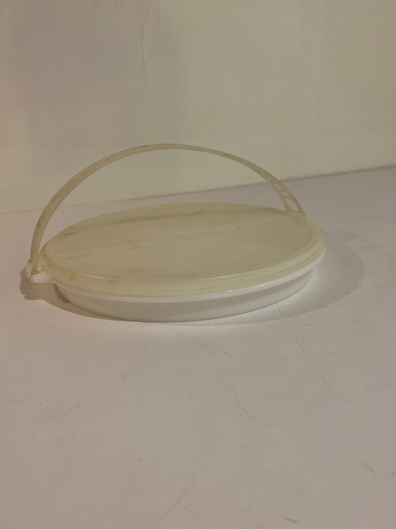 Vintage Tupperware 405 Party Susan Tray W/224 Tupper Seal logo Lid ...