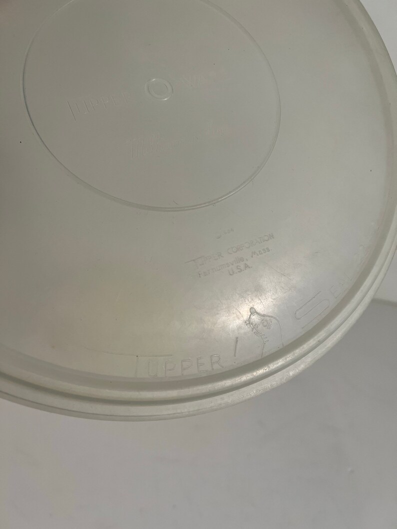 Vintage 1954 Tupperware 405 Party Susan Tray W/224 Millionaire Line ...