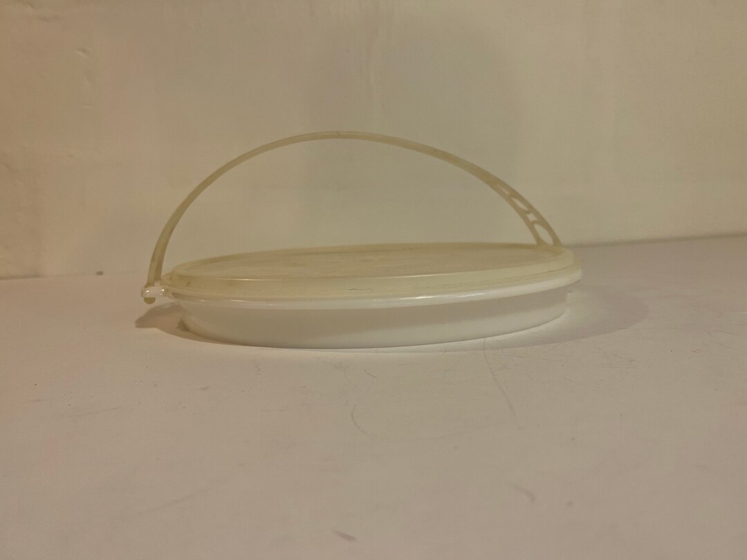Vintage Tupperware 405 Party Susan Tray W/224 Tupper Seal logo Lid ...
