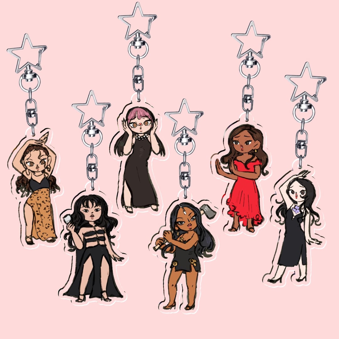Katseye Gabriela Keychain: Chibi Kpop Girl Group Merch - Etsy