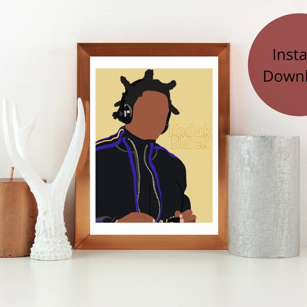 Kodak Black Art Print - Etsy