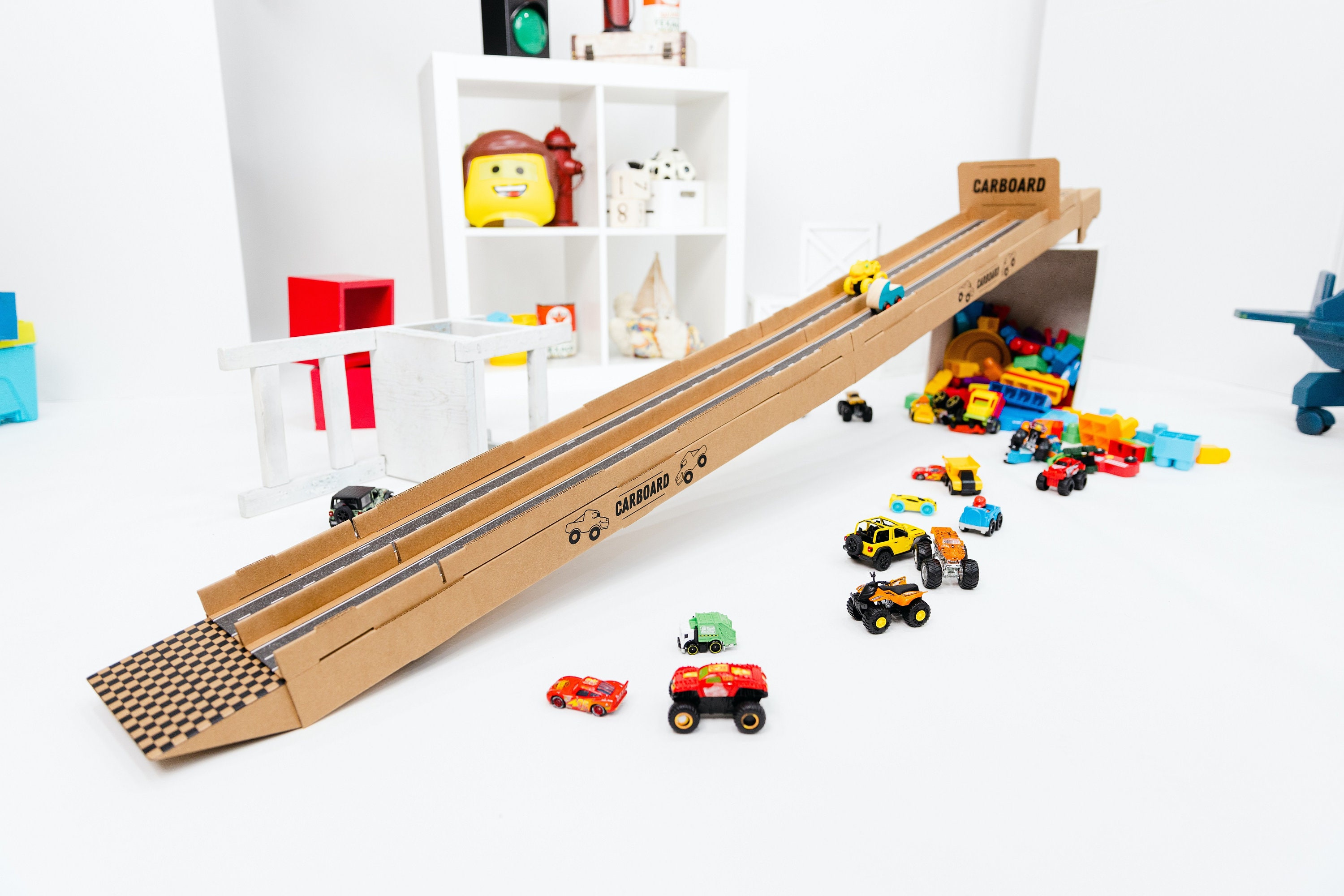 Carboard: the Ultimate Cardboard Race Track - Etsy