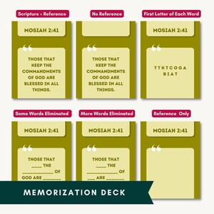 LDS Seminary Book of Mormon Doctrinal Mastery Posters and Cards | Book ...