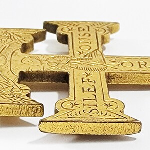 MUSEUM-QUALITY Spanish Copper-gilt Pectoral Cross, Inquisitor Preist ...