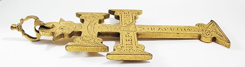 MUSEUM-QUALITY Spanish Copper-gilt Pectoral Cross, Inquisitor Preist ...