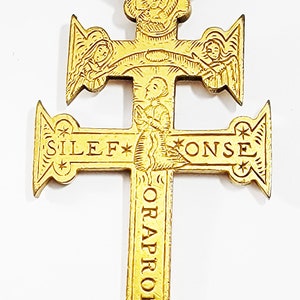 MUSEUM-QUALITY Spanish Copper-gilt Pectoral Cross, Inquisitor Preist ...