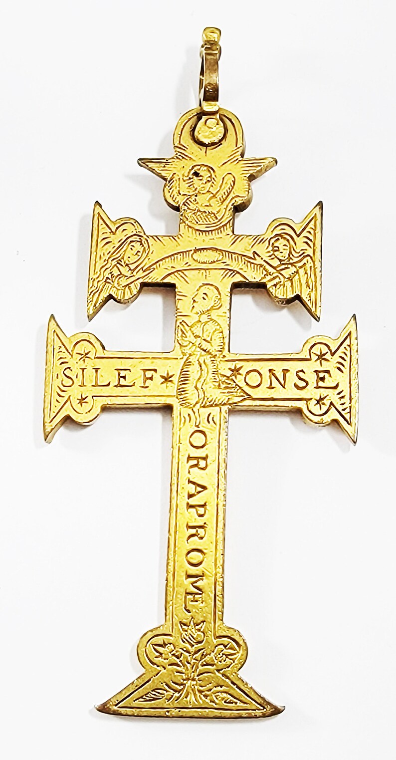 MUSEUM-QUALITY Spanish Copper-gilt Pectoral Cross, Inquisitor Preist ...