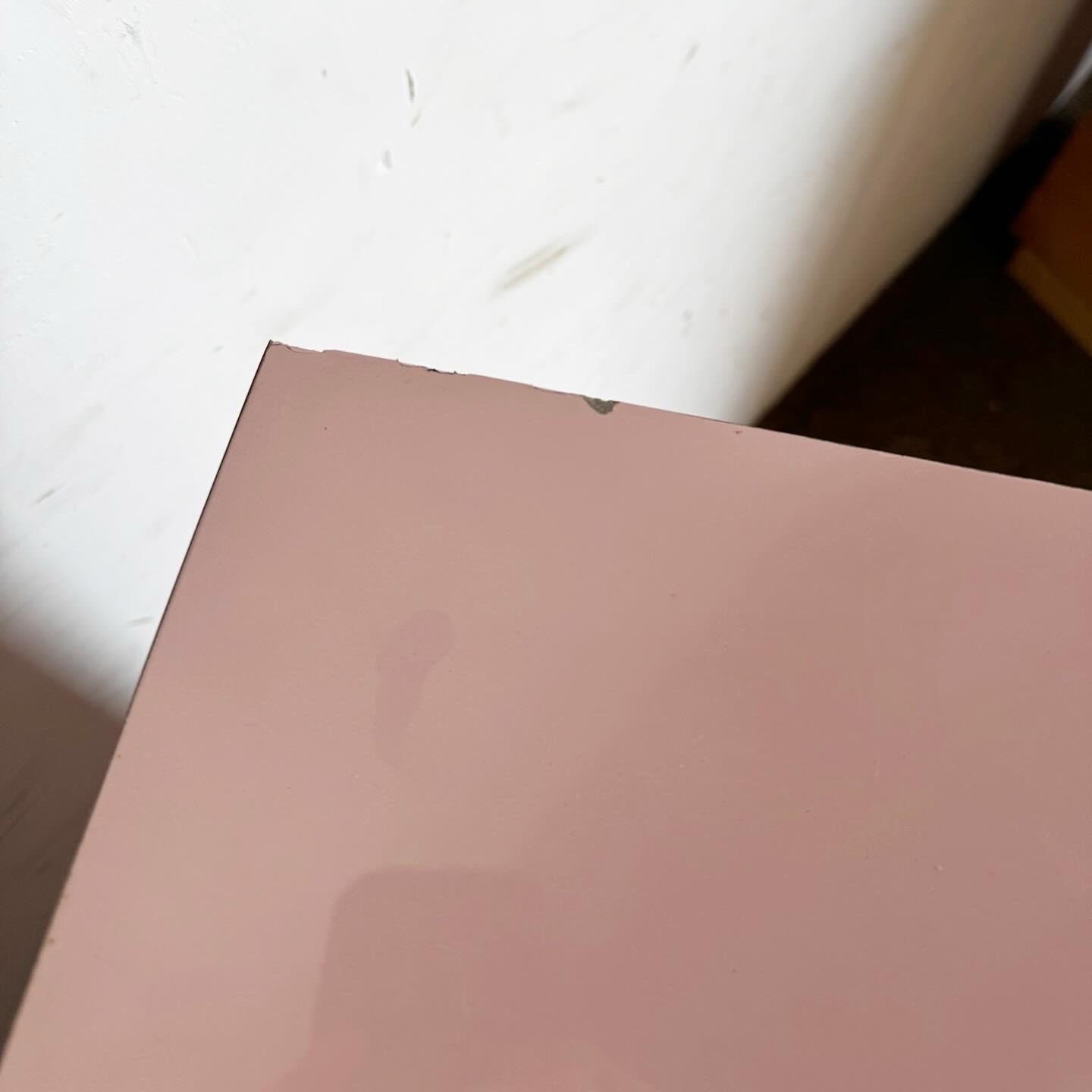 Postmodern Pink Lacquer Laminate Waterfall Highboy Dresser - Etsy