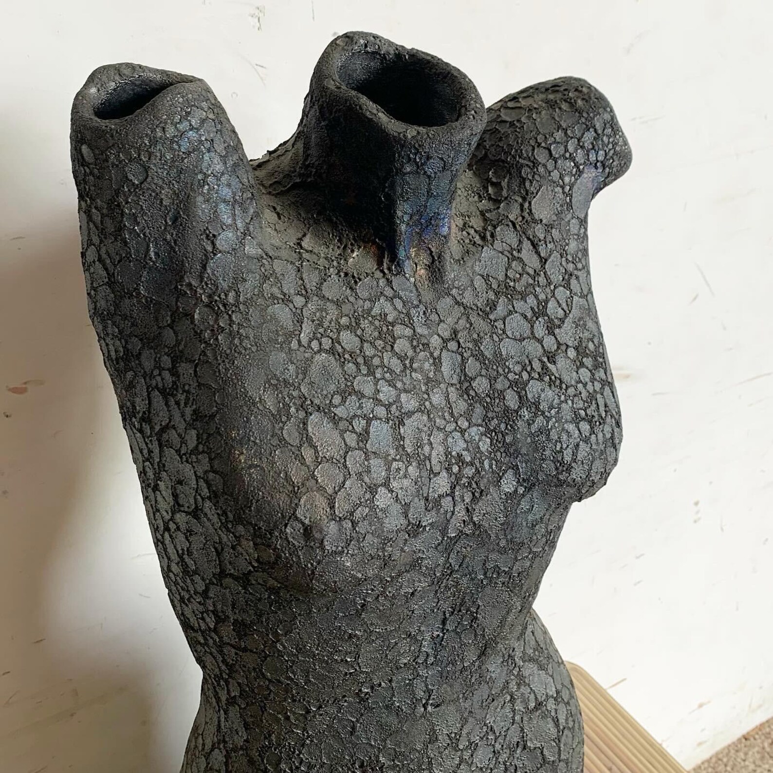 Vintage Ceramic Female Torso Sculpture - Etsy
