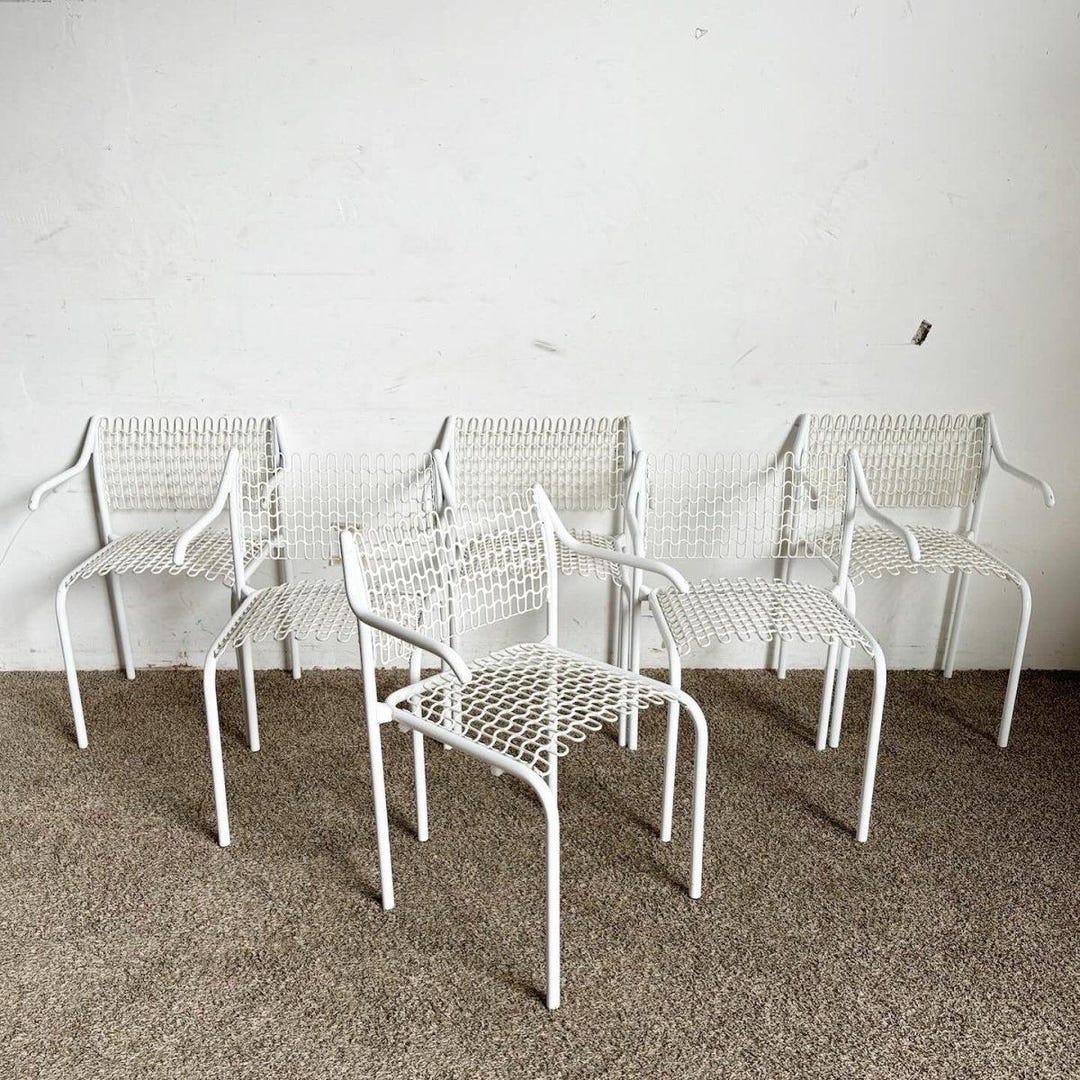 Mid Century Modern White Sof-tech Dining Chairs by David Rowland for Thonet - Etsy