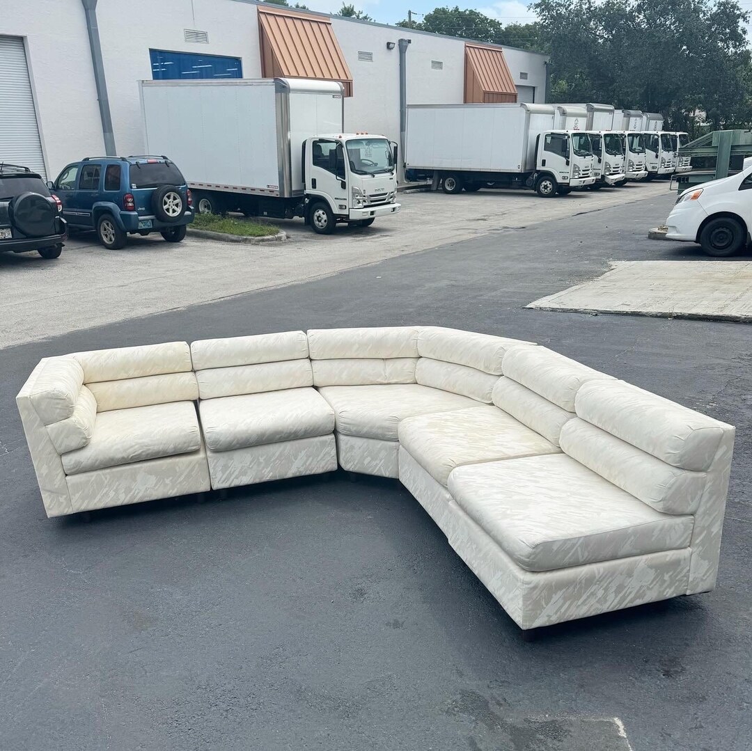 Postmodern Sculpted Modular Sofa by Carter - Etsy