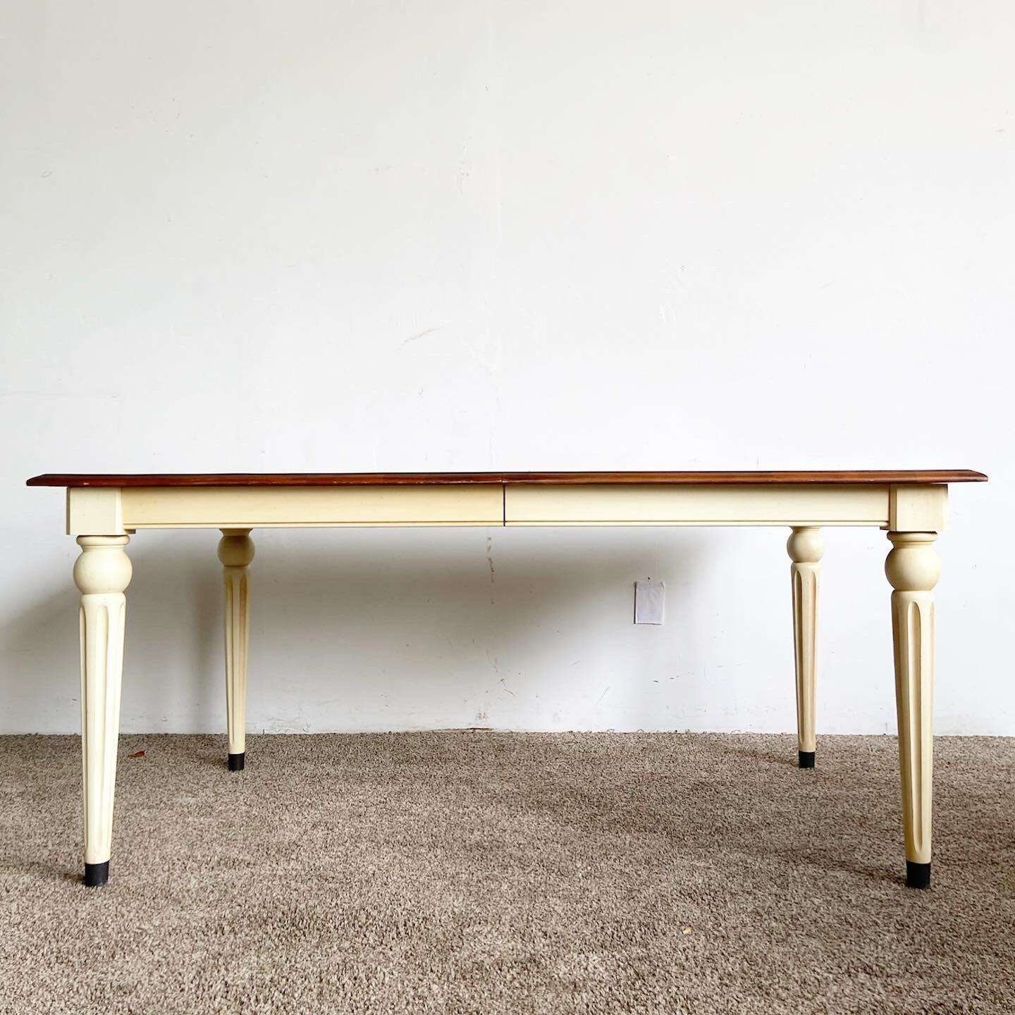 Vintage Country Crossings Dining Table by Ethan Allen - Etsy
